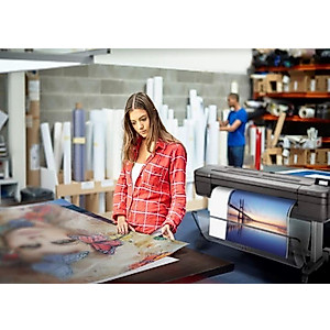 RC-Depot1 - Premium 60 ft Polyester matte Canvas roll waterproof 280 gsm (4 Size Available) quick dry wide format Inkjet Perfect for Fine Art Photography Giclée Printing (24 inch x 60 ft,)