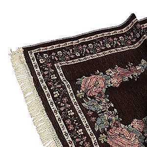 Beisto Muslim Prayer Rug - Prayer Mat for Men Women - Muslim Worship Blanket Islamic Religion Teaching Rug Supplies, Brown, 70*110cm