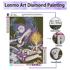 Diamond Painting Kits, DIY 5D Full Drill Art Perfect for Relaxation and Home Wall Decor (Halloween, 12x16inch)