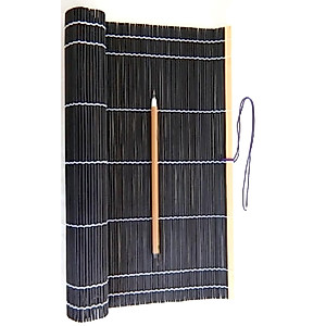 KUDOS.JP Calligraphy Brush Holder Roll-up Portable Protector, Natural Bamboo Brush Wrap - Japan Import
