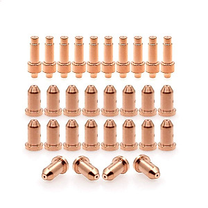 XT30 XT40 Plasma Cutting Torch Consumables for Miller Spectrum 375 625 X-TREME Cutter (249926 Electrode 249928 Tip 40A) 30pcs