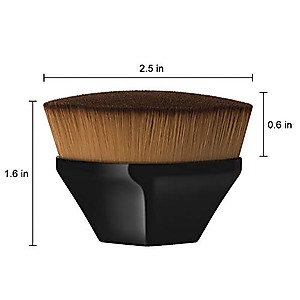 Petal-Shaped Foundation Brush, GODR7OY Foundation Makeup Brush, Suitable for Mixed Liquid, Cream or Flawless Powder Cosmetics, Multifunctional Makeup