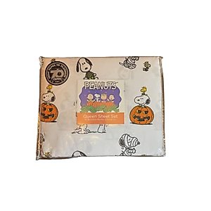 Peanuts Snoopy Halloween Sheet Set - Queen Size Set