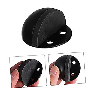 MAGICLULU 8 Pcs Door Stop Floor Door Open Holder Rubber Wall Shield Door Bumper Guard Bumper Protector Door Draft Door Lock Stopper Invisible Door Catch Hinge Stainless Steel No Punching