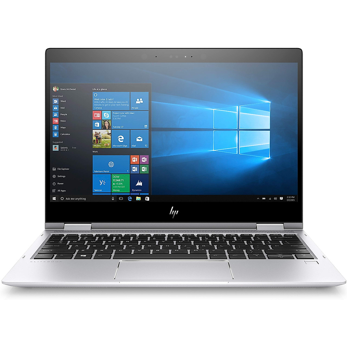 HP Smart Buy Elitebook X360 1020 G2 i7-7500U 2.7G 16GB 256GB 12.5 TS