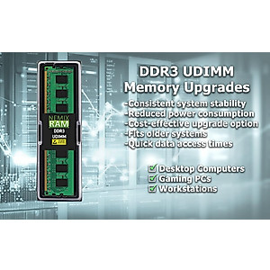NEMIX RAM 16GB (2X8GB) DDR3 1600MHZ PC3-12800 2Rx8 1.35V 240-PIN Non-ECC UDIMM Unbuffered Desktop Memory KIT