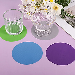 4PCS Jar Gripper Pads, Multifunctional Rubber Jar Gripper Pad Jar Opener Grippers Kitchen Coaster for Elderly Children Women Weak Hands (4 Colors)