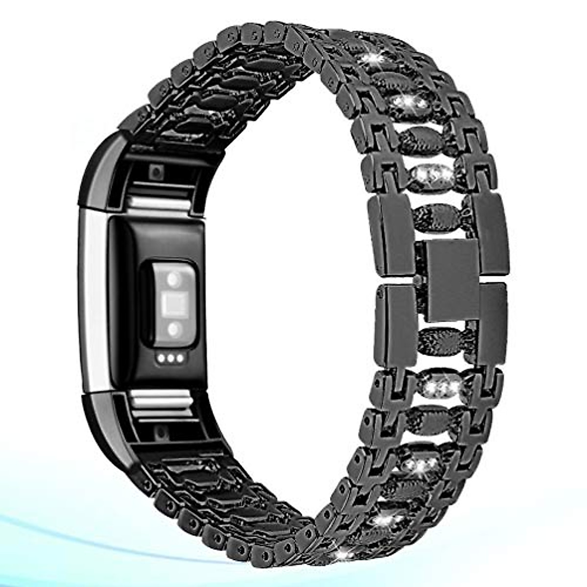 ULTECHNOVO Smartwatch Band Watch Replacement Strap Rhinestone Watch Accessories Watch Strap Watch Frame Wristband