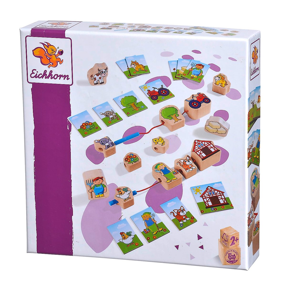 Eichhorn 100005200 Threading Game Multi-Coloured