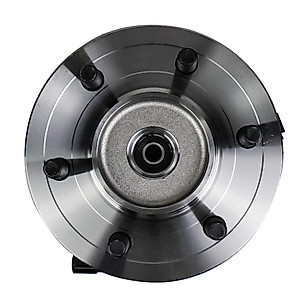 Autoround 515043 [2-Pack] 4WD Front Wheel Hub and Bearing Assembly Fit for 4x4 Ford Expedition/Lincoln Navigator 2003-2006 6 Lug w/ABS