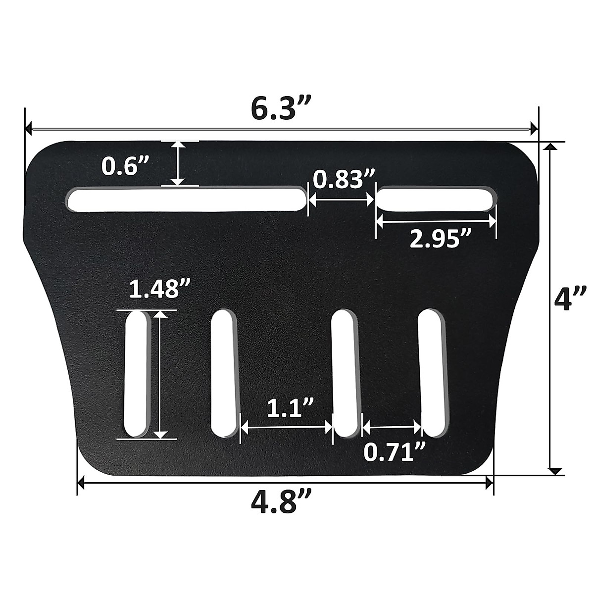 Lisierow 2PCS Heavy Duty Bed Frame Brackets for Headboard and Footboard, Modi-Plate Bed Frame Adapter/Connector for Bed Frame Modification