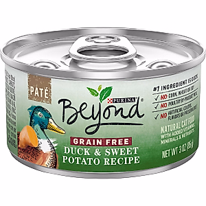 Purina Beyond Grain Free Canadian Duck and Sweet Potato Recipe Wet Cat Food Pate - (Pack of 12) 3 oz. Cans