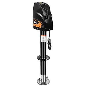 BEETRO 4000 lbs Electric Trailer Jack, Power Tongue Jack for Travel, Trailer, Camper, RV, 22" Lift, 12V DC, Black