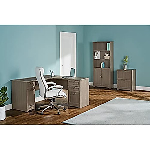 Realspace® Magellan 59"W L-Shape Corner Desk, Gray