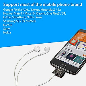 Syba 96 Khz 24 Bit DAC USB-C Tupe C Audio Sound Adapter to 3.5mm Headphone Amplifier 3 Level Eq SD-AUD20223
