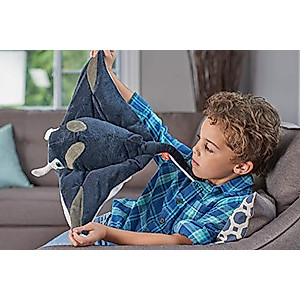 Wild Republic Manta Ray Cuddlekins, Stuffed Animal, 12 inches, Gift for Kids, Plush Toy, Fill is Spun Recycled Water Bottles (22475)