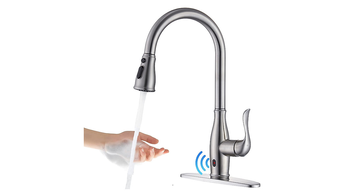 GUUKAR Touchless Kitchen Faucet - Hands-Free Convenience