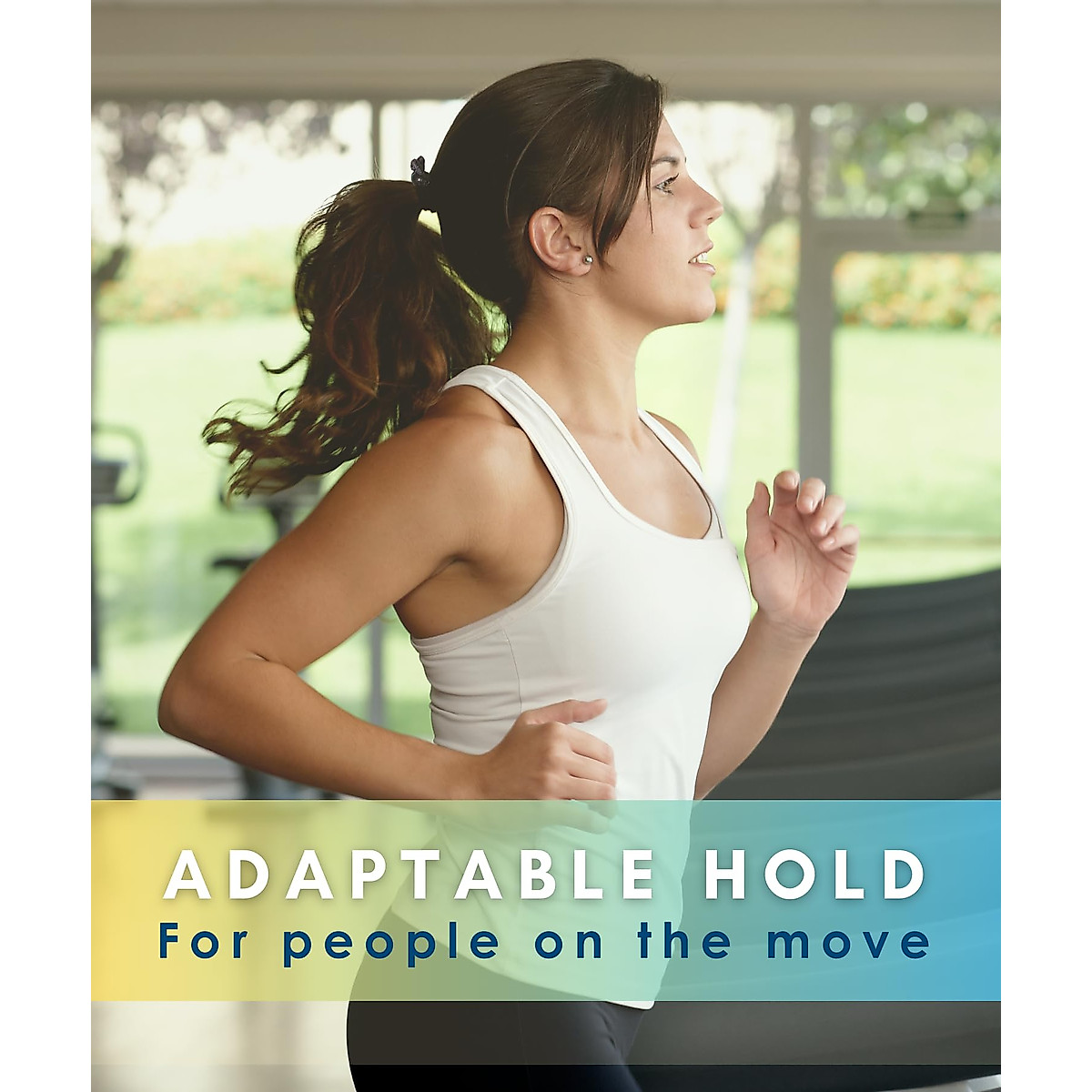 Bunzee Bands - Plush Knit Soft Hair ties - Patented Adjustable Ponytail Holders [2 Count, Black]