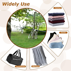 Retractable Clothesline Outdoor Travel Clothes Line Retracting Indoor Laundry Line Portable Camping Essentials