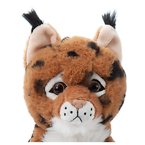 The Petting Zoo Bobcat Stuffed Animal, Gifts for Kids, Wild Onez Zoo Animals, Bobcat Plush Toy 9 inches