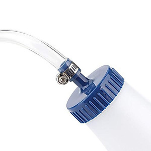 Yosoo Calf Bottle Feeding, Stainless Steel Farm Animals Calf Cow Feeding Tube Milk Bottle Feeder Calf Drinking Bottle Water Milk Bottle Accessory(4L)