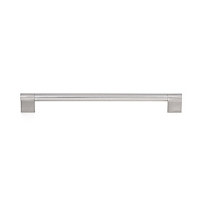 Richelieu Hardware BP527256195 Avellino Collection 10 1/8-inch (256 mm) Center-to-Center Brushed Nickel Modern Cabinet and Drawer Pull Handle for Kitchen, Bathroom, and Furniture