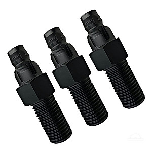 Core Drill Shaft Adapter - 6 Slot - Quick Release to 1 1/4" - 7 Threads Compatible with Hilti and More
