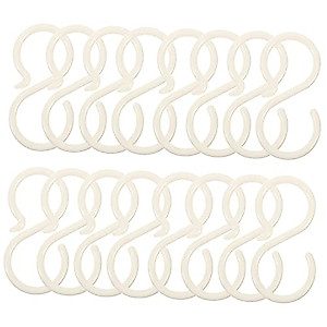SEWACC 40pcs Punching Anti-Drop Bags S Towel Bedroom Shaped Shirt Heavy Hanger Hooks Scrunchies for Plastic Duty Office S-Shaped Sundries Slip Hoops Non Hanging Hairband Metal Holder