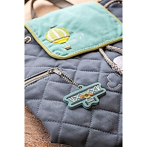 Stephen Joseph Kids' Unisex Toddler Back to School, Quilted Backpack, Construction, One Size