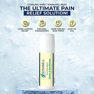 Sombra Cool Pain Relief Gel Roll On 85.05 g / 3 oz
