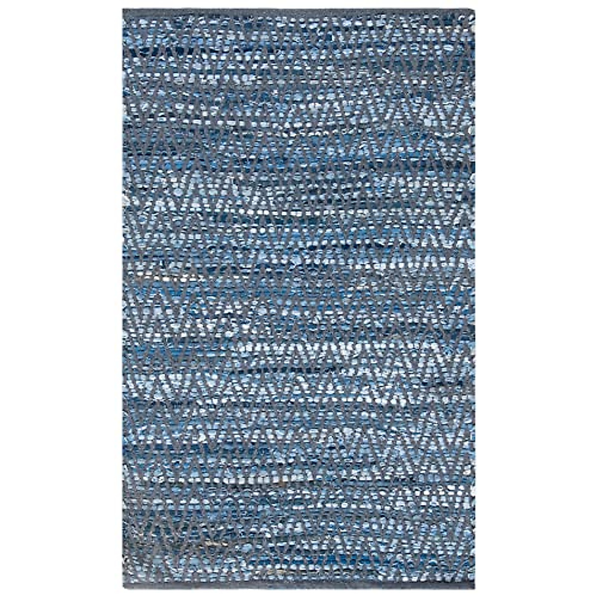 SAFAVIEH Montauk Collection 3' x 5' Blue MTK415L Handmade Area Rug