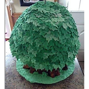 Cake Leaves Baking Pie Crust Mold Cookie Cutters, Pastry/Fondant Stampers/Apple Pie for Thanksgiving, Set of 4 (Random Color)