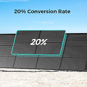 OUPES Solar Panel 100W Compatible with Jackery Power Station, Portable Power Panels for OUPES 600/1200/1800W Solar Generators, Ultra-Thin Lightweight High Conversion Efficiency Foldable Outdoor