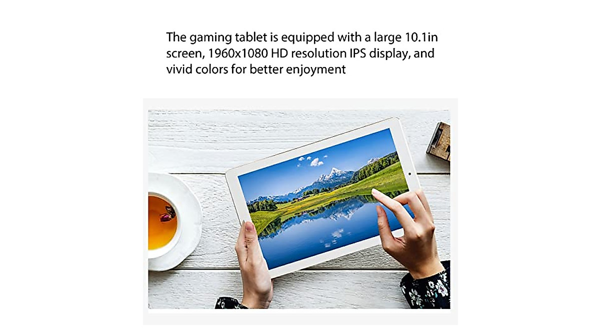 HD 10.1in Tablet with 13MP Camera and 8800mAh Battery