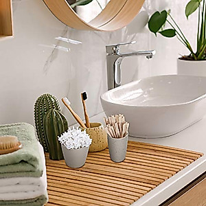 250 Pieces Wax Applicator Sticks Wood Craft Sticks for Hair Removal Eyebrow Wood Spatulas Applicator Large Small Wooden Waxing Sticks and 50 Pieces Nose Wax Applicators Sticks for Nose Hair Removal