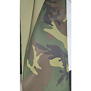 AD FABRIC, Waterproof Canvas Fabric, camo/Camouflage, 600 Denier Water Repellent Canvas Cordura Fabric for Outdoor/Indoor, 58" Wide.