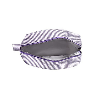 Kids Travel Overnight Bag Seersucker Carry On Lightweight and Seersucker Cosmetic Bag Travel Pouch