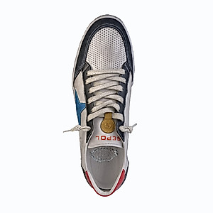 SEPOL Estrella Distressed Sneaker White (WHITE, us_footwear_size_system, adult, men, numeric, medium, numeric_10_point_5)