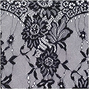 Lace Table Runner 13x120-Inch Wedding Table Runners Floral Table Runner Vintage Lace Cloth Runner Black Lace Runner Lace Table Cloth Black Table Cover Lace Table Overlay Embroidered Lace Table