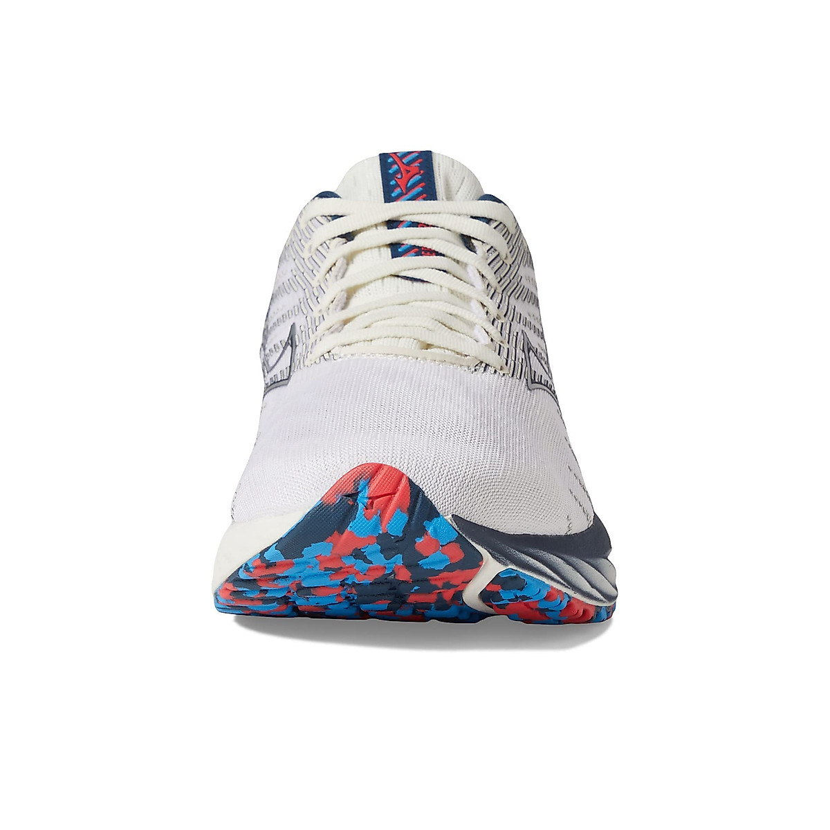 Mizuno Women's Wave Rider 26 | Neutral Running Shoe | Snow White/Silver | US 8