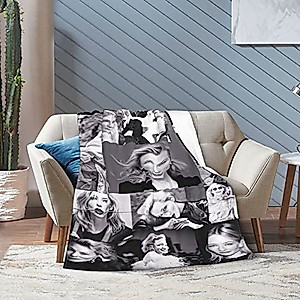 Cate Blanchett Collage Blanket Ultra-Soft Micro Fleece Lightweight Warm Throw Blanket Suitable for Bedrooms Sofa and Travel Air Conditioning
