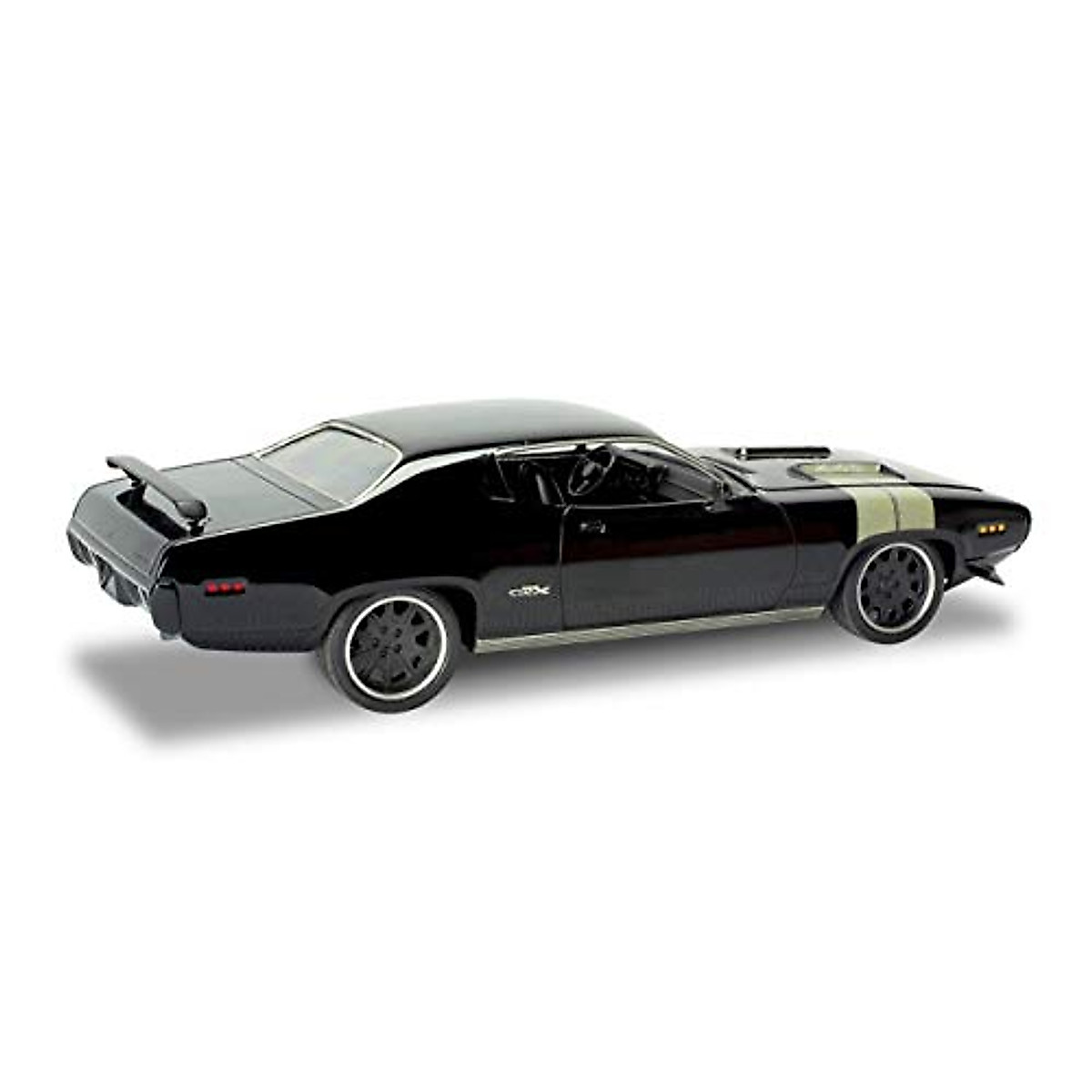 RMX Revell 85-4477 Fast & Furious Dom's 1971 Plymouth GTX 1:24 Scale 87-Piece Skill Level 4 Model Car Building Kit, Clear,White