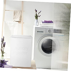 Washing Powder Storage Bucket Laundry Containers for Powder Container for Flour Softner Washing Powder Containerent Laundry Powder Storage Container Bin 1 Set