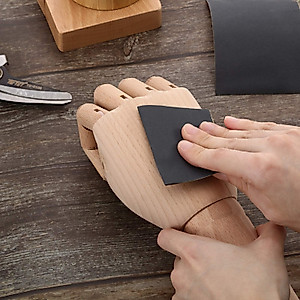 Abrasive Dry Wet Waterproof Sandpaper Sheets Assorted Grit of 400/600/ 800/1000/ 1200/1500 for Furniture, Hobbies and Home Improvement, 12 Sheets (2.8 x 4.5 Inch)