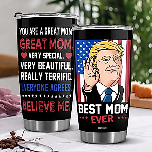 BECHUSKY Gifts for Mom - You Are A Great Mom - Mom Christmas Gifts - Gifts For Mom From Children, Son, Daughter, Husband - Mom Birthday Gifts - Mom Gifts Mothers day, Wife - Funny 20 Oz Tumbler