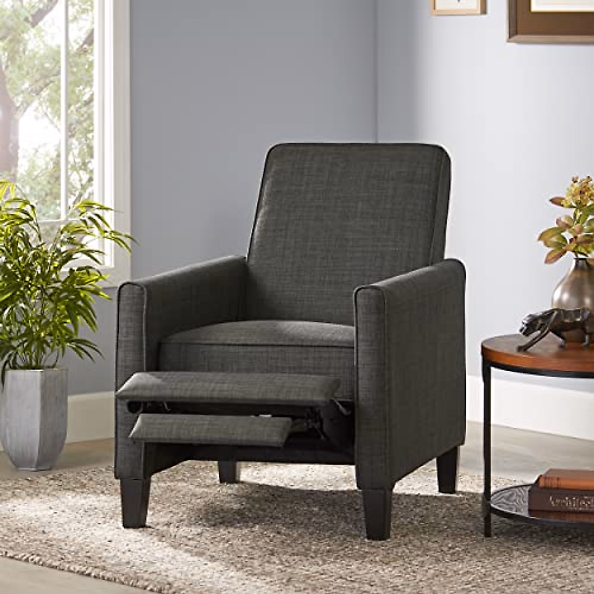 Great Deal Furniture Lucas Grey Recliner Club Chair