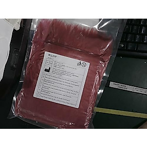 WLLHYF 12 Inches Faux Fur Rug Squares Shaggy Fur Fabric Cuts Fluffy Fur Square Patches Plush Rug Chair Cover Seat Cushion Pad for DIY Crafts Christmas Gnomes Decors Sewing Costume (Red)