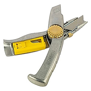 Stanley 0-10-819 Snap Off Knife"Pro" with retractable blade, Silver