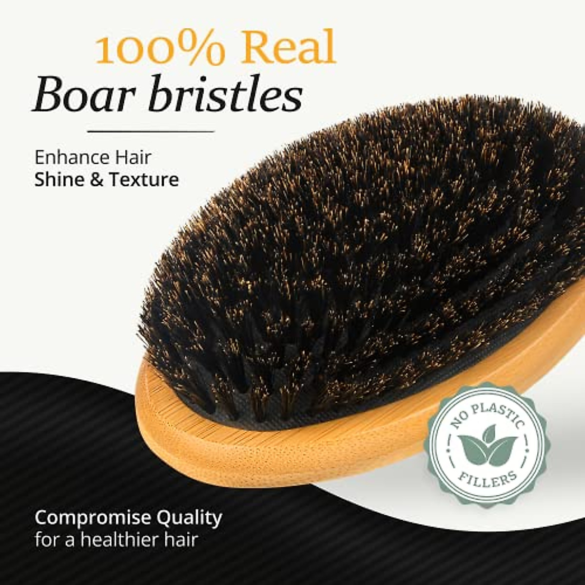 Belula 100% Boar Bristle Hair Brush for Men Set. Soft Hairbrush for Thin, Normal and Short Hair. Boar Bristle Brush and Wooden Comb for Men. Free 2 x Palm Brush & Travel Bag Included.