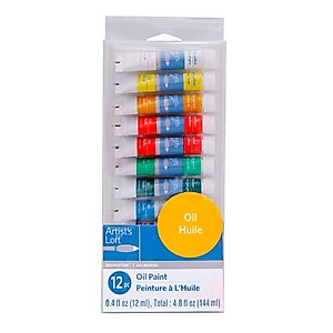 Artist's Loft Fundamentals Oil Paint Set, 12 Count